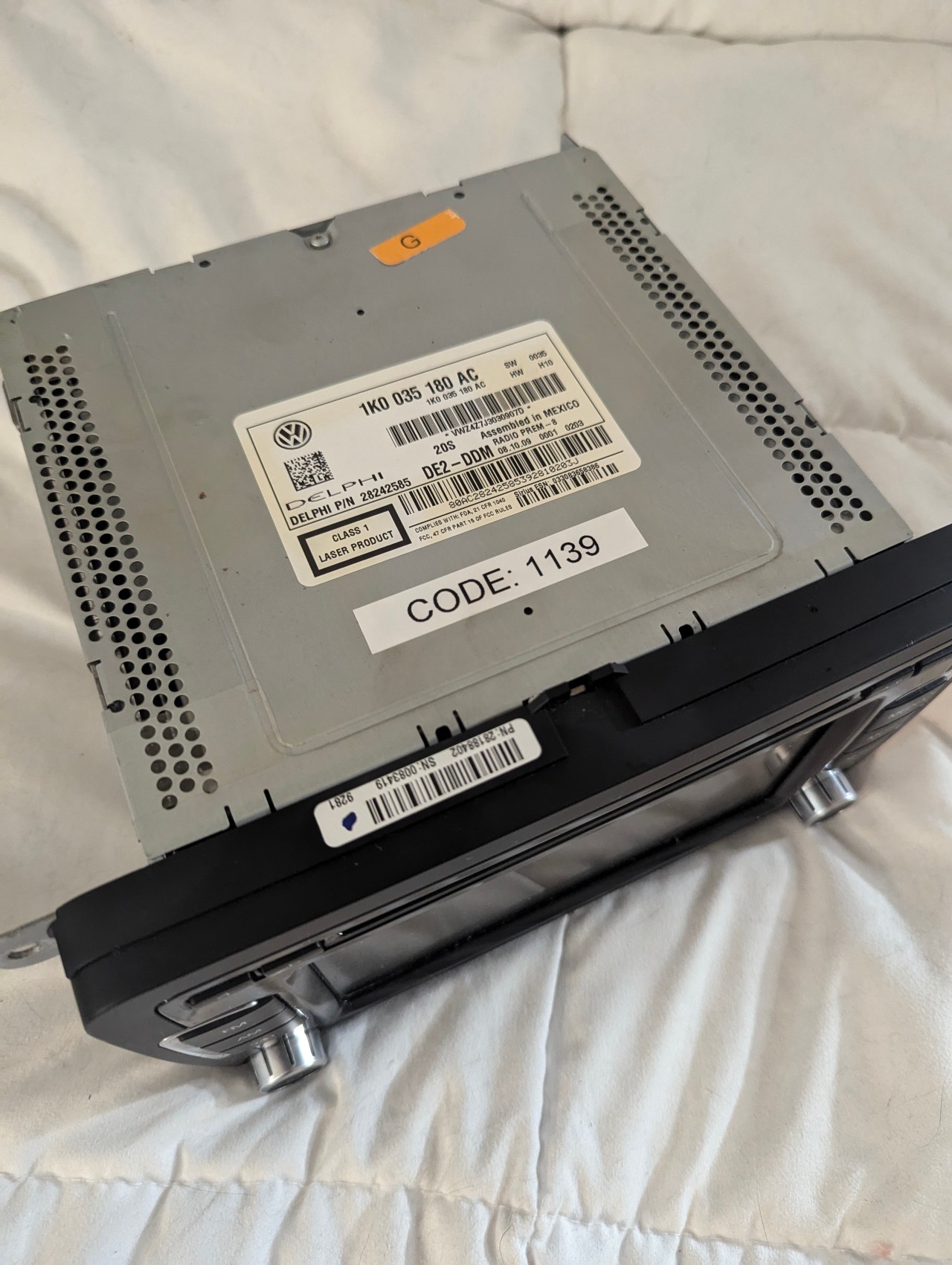 SOLD: Mk5 Premium 8 Radio (no nav) - $10 + S/H | TDIClub Forums